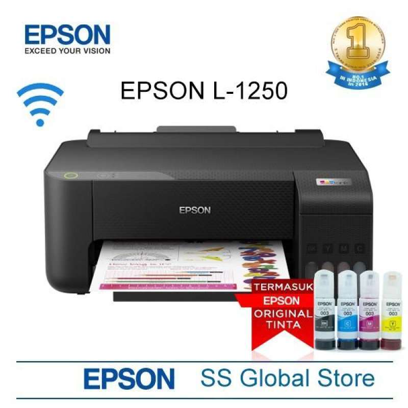 Jual Printer Epson L1250 L-1250 L 1250 PRINT ONLY WIFI GARANSI RESMI di ...