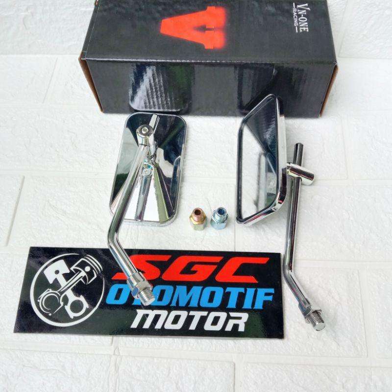 Jual Â Spion Chrome Kotak/oval Universal Honda & Yamaha - Honda Di Seller Sgc Motor Otomotif ...