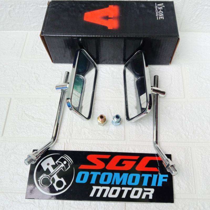 Jual Â Spion Chrome Kotak/oval Universal Honda & Yamaha - Honda Di Seller Sgc Motor Otomotif ...