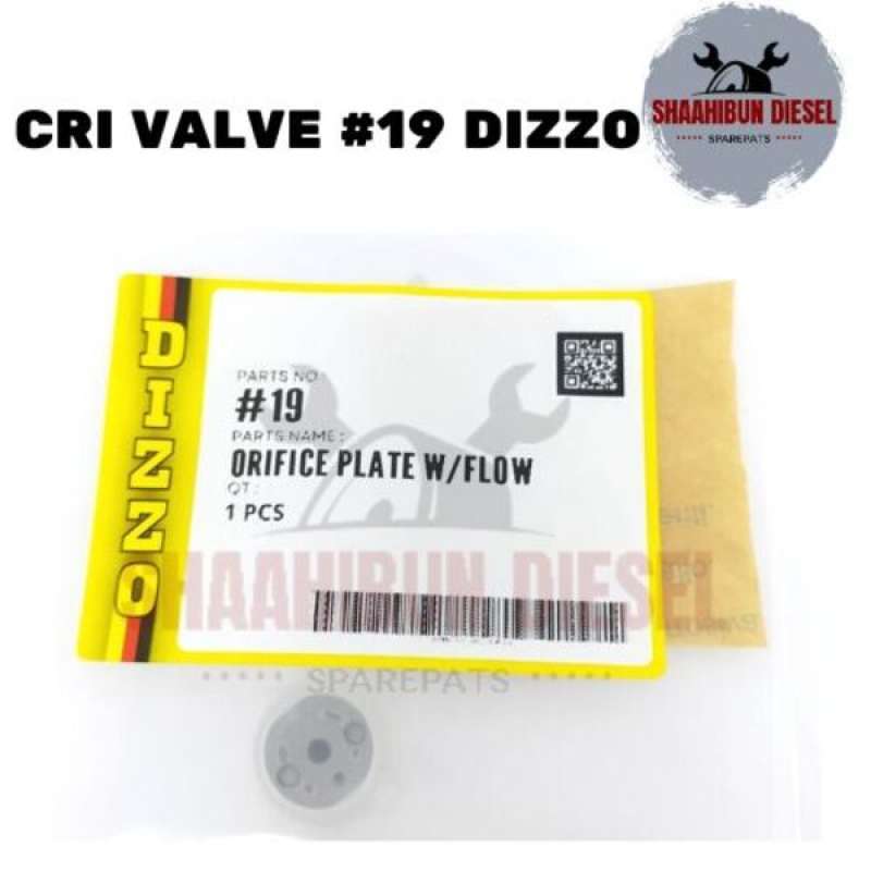 Jual ORIFICE COMMONRAIL VALVE PLATE CV-19 DIZZO di Seller Shaahibun ( SB ) Diesel - Kota Jakarta ...