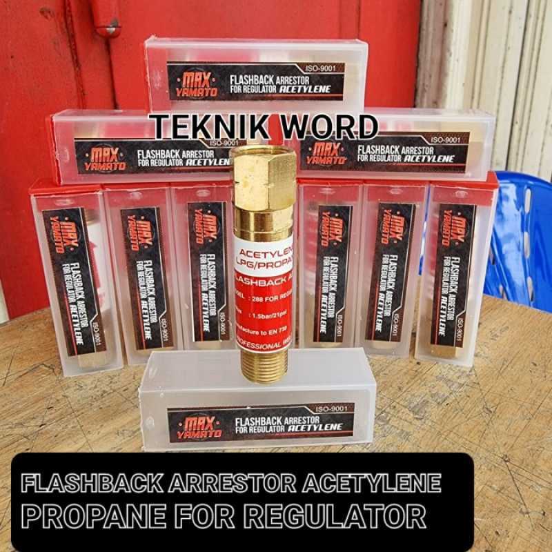 Jual Flashback Arrestor Acetylene Propane For Regulator/ Flashback Ace ...