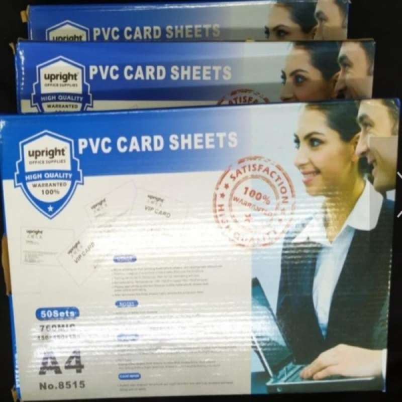 Promo Kertas Pvc Bahan Id Card Instan A4 Isi 50 Set Diskon 15% di ...