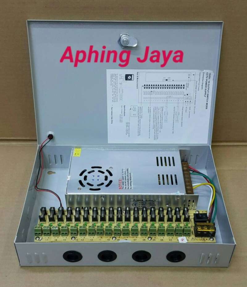 Jual Sale CCTV Power Supply Panel Box 12V-30A Sale di Seller ...