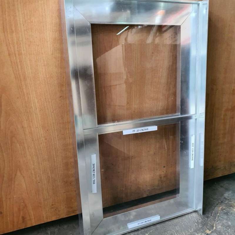 Jual Frame F T 20 Sambungan Pintu Kaca Lemari Kichenset Di Seller Sinar ...