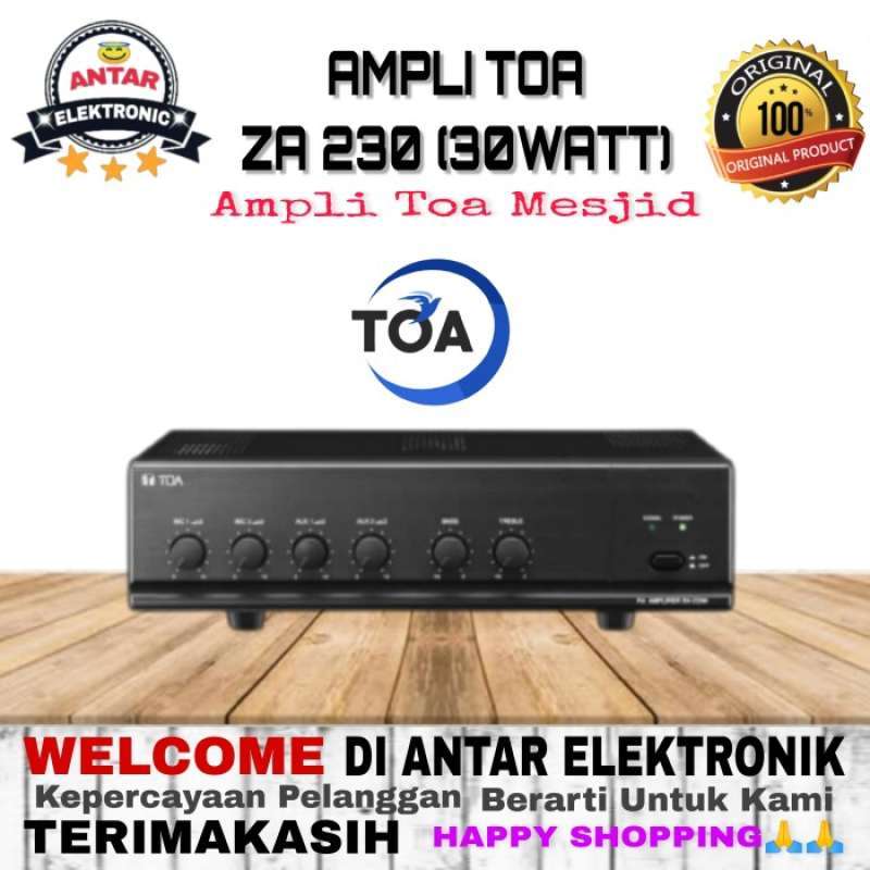 Jual AMPLI TOA ZA 230 W (30WATT) ORIGINAL TOA di Seller GrowUp Store - Kapuk, Kota Jakarta Barat ...