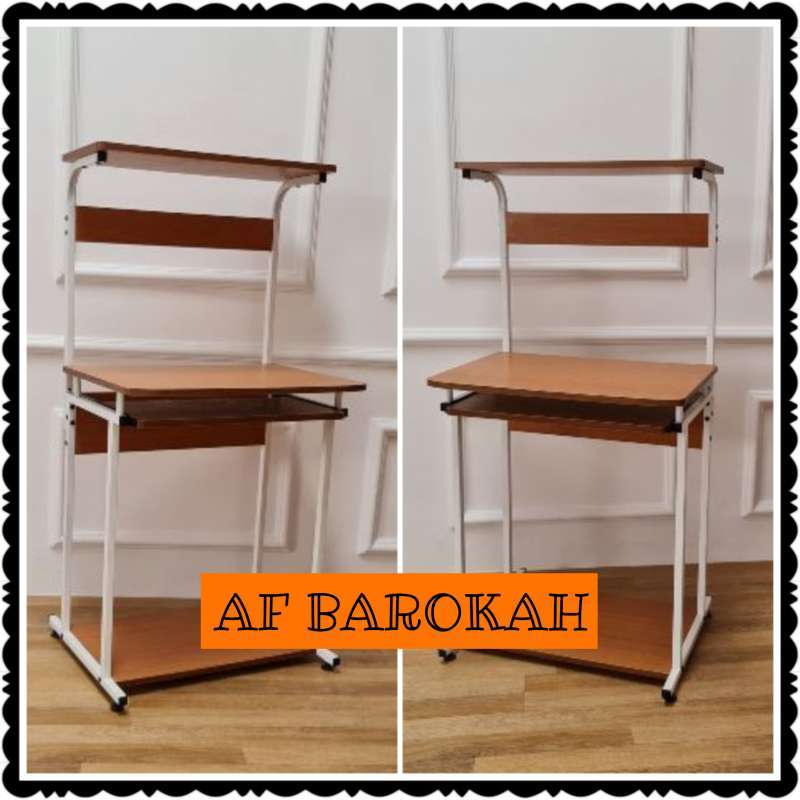 Jual MEJA KOMPUTER LAPTOP RANGKA BESI 3 TINGKAT MINIMALIS di Seller ...