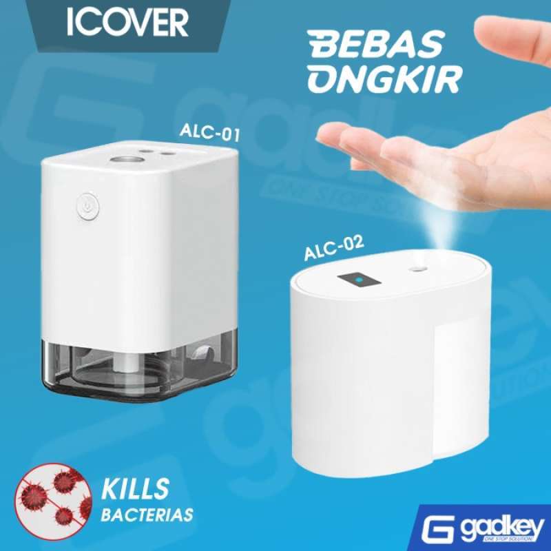 Promo iCover Dispenser Sanitizer Alkohol Automatic Hand Sensor Otomatis ...