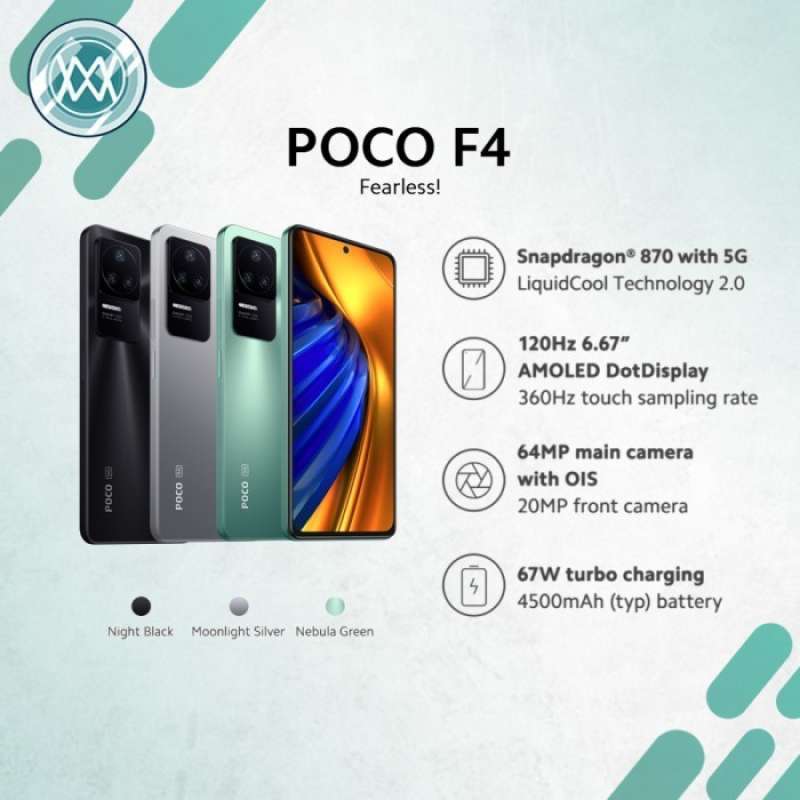 Jual Xiaomi Poco F4 5G (NFC) - 6 GB / 128 GB - Snapdragon 870 Garansi Resmi di Seller riang ...
