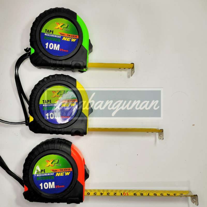 Promo Meteran Karet Xp Tool 10m Diskon 32% Di Seller Odettee Shop ...