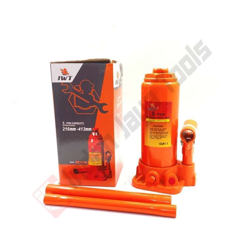 Jual IWT Dongkrak Botol 5 Ton - Hydraulic Jack Hidrolik Mobil di Seller ...