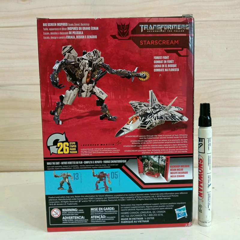 Jual Mainan Action Figure Transformer Starscream 21 Transformers ...