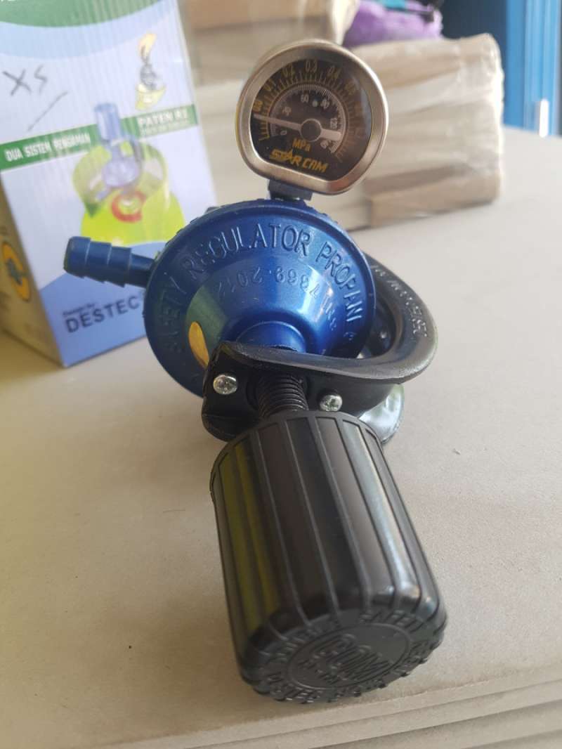 Jual PROMO Paket Regulator Gas Meter + Selang StarCam Destec Tekanan ...