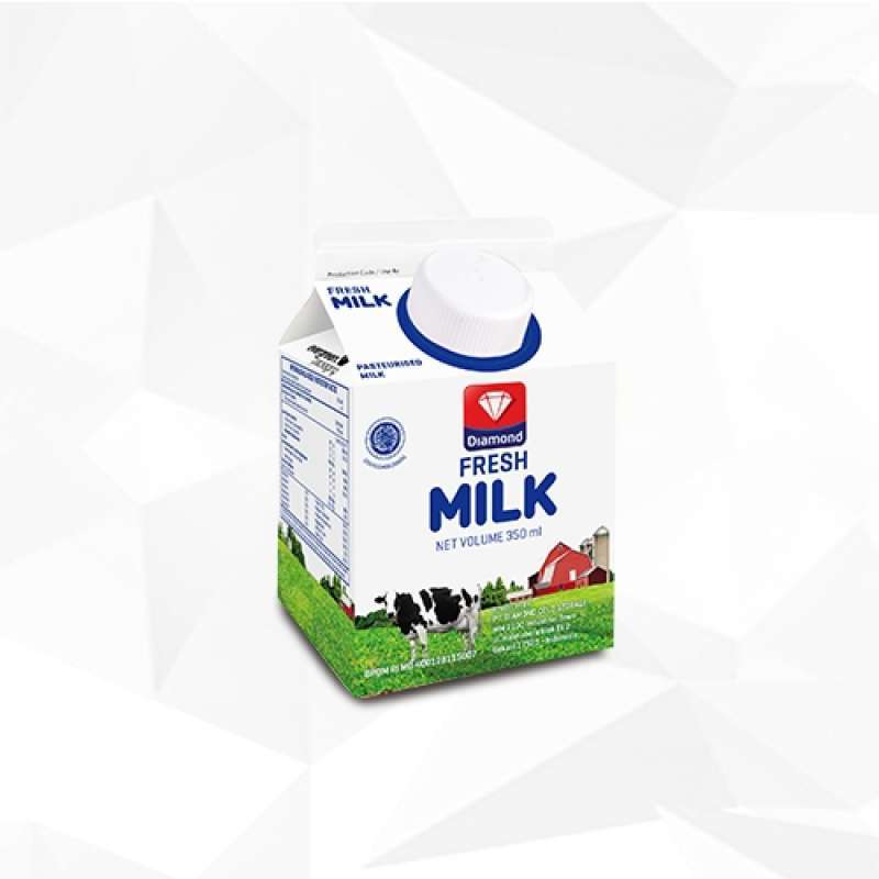 Jual Diamond Fresh Milk Plain [350 mL] di Seller aPAaZAaDA Express ...