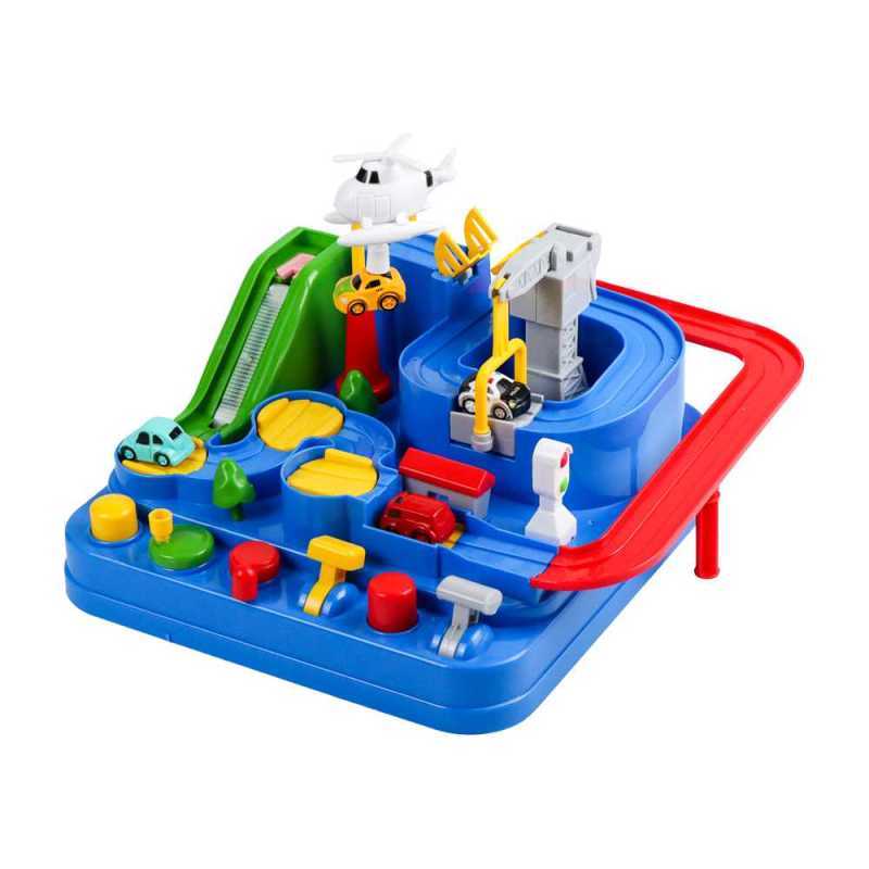 Promo Glo - Firststep Mainan Anak Racing Car Rail Children Toy 4 Mobil ...