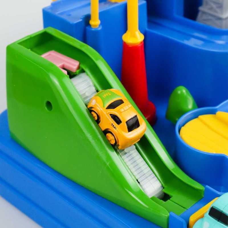 Promo Glo - Firststep Mainan Anak Racing Car Rail Children Toy 4 Mobil ...