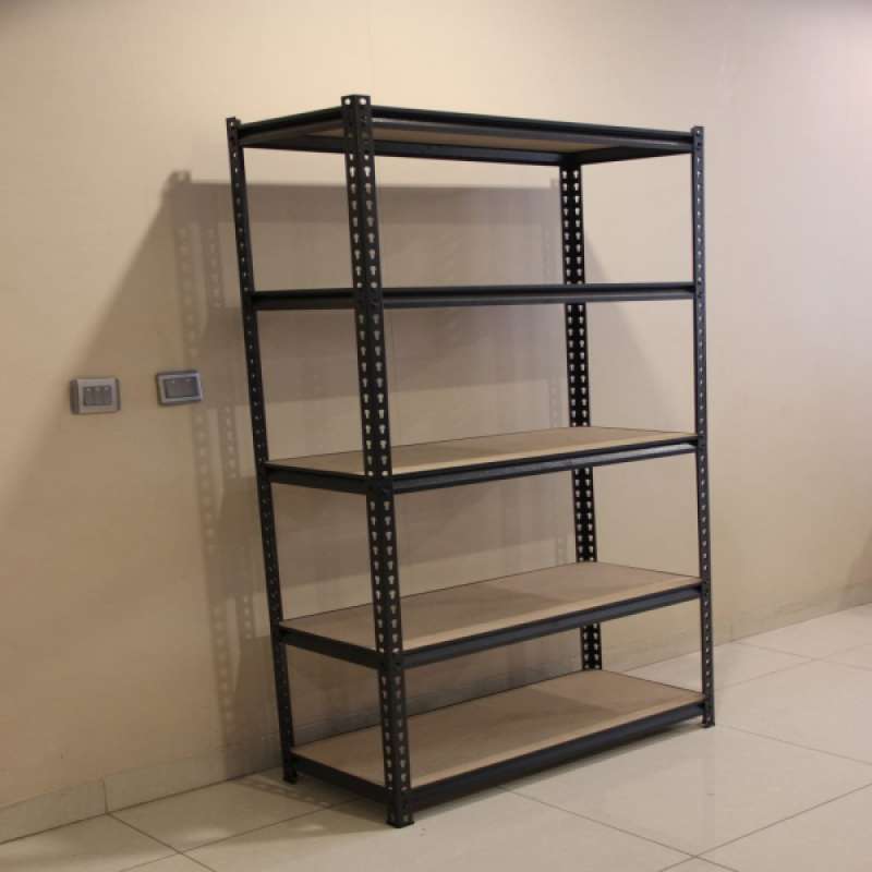 Jual Boltless Steel Rack - Rak Besi Siku Tanpa Baut (40Cm X 120Cm X ...