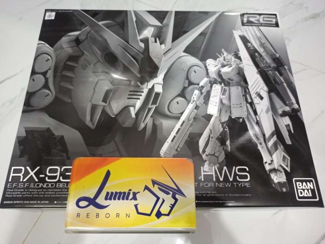 Promo P-Bandai RG 1/144 RX-93 V NU Gundam HWS Diskon 2% di Seller ...
