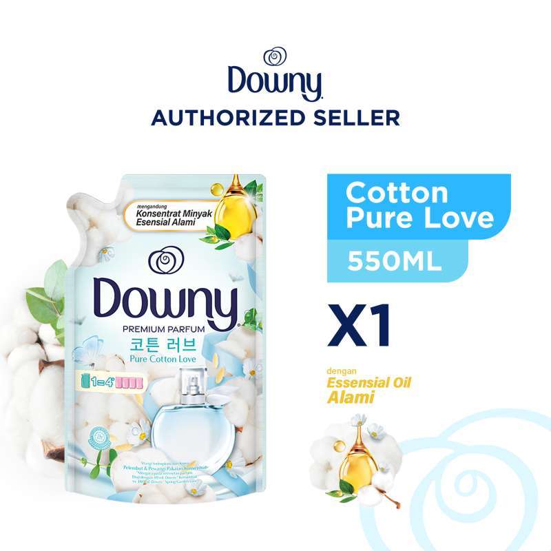 Promo Downy Cotton Pure Love Softener Pewangi Dan Pelembut Pakaian ...