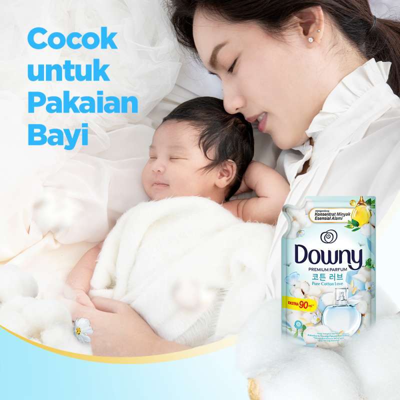 Promo Downy Cotton Pure Love Softener Pewangi Dan Pelembut Pakaian ...