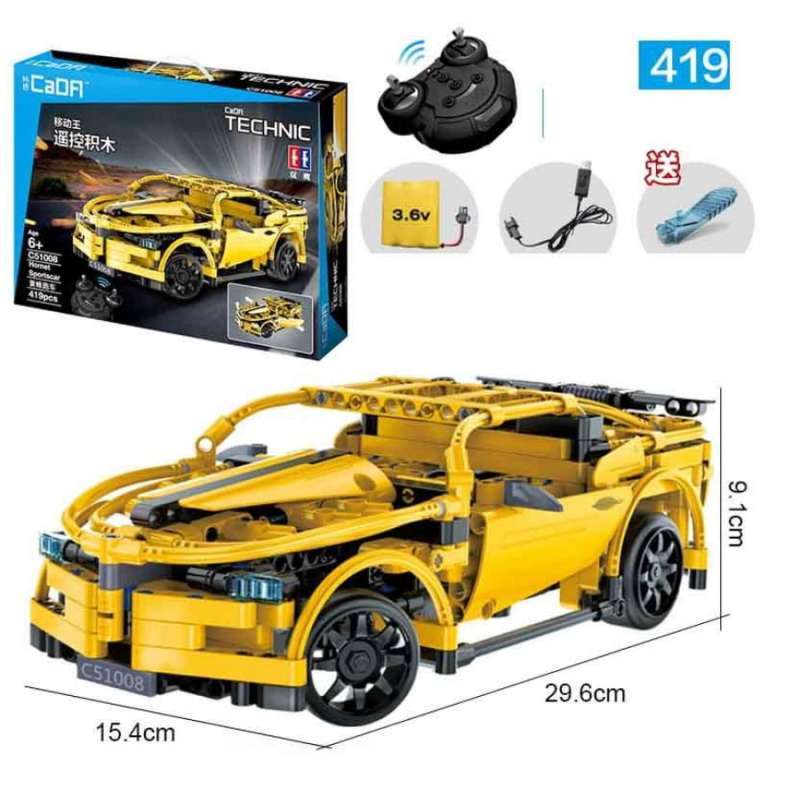 Promo Double E Cada Bricks Sports Car C51008w Remote Control Diskon 20% ...
