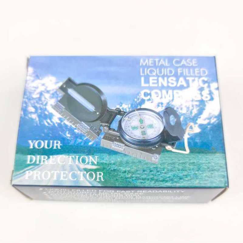 Promo Glo - Forfar Kompas Militer Portable Lipat Metal Lensatic Compass ...