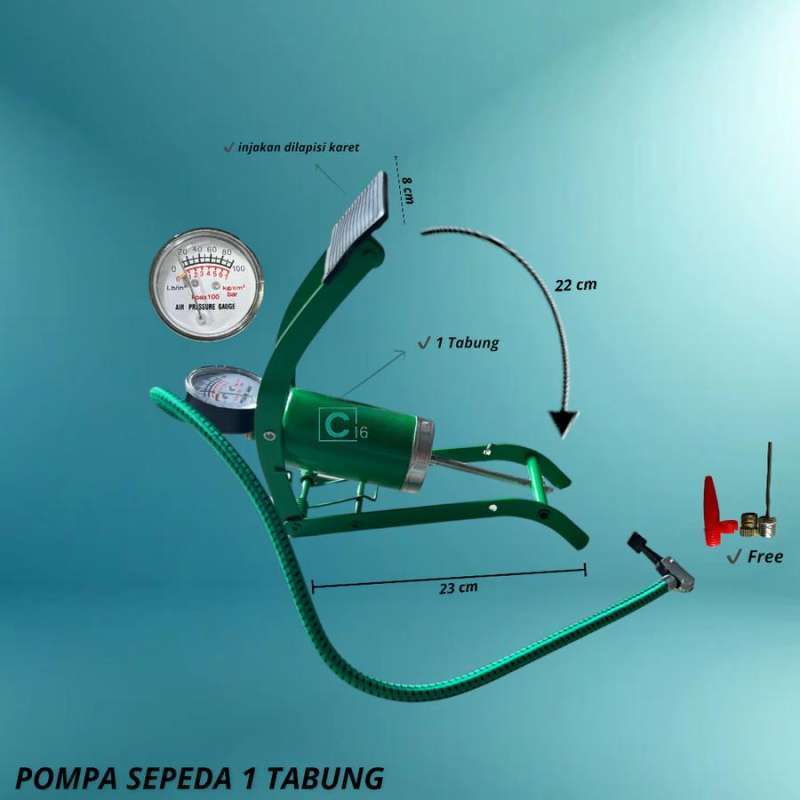 Jual Pompa Injak Darurat Foot Pump Untuk Ban Mobil Motor Sepeda dll ...