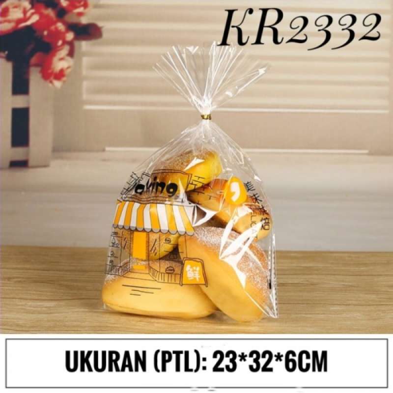 Promo Plastik Roti Tawar Kr2332/ Kemasan Plastik Roti/ Packaging Roti ...