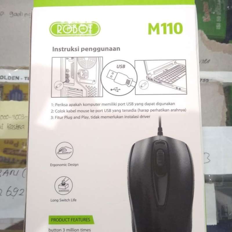 Jual Mouse Robot M110 USB di Seller ATK Golden - Kelapa Dua, Kab ...