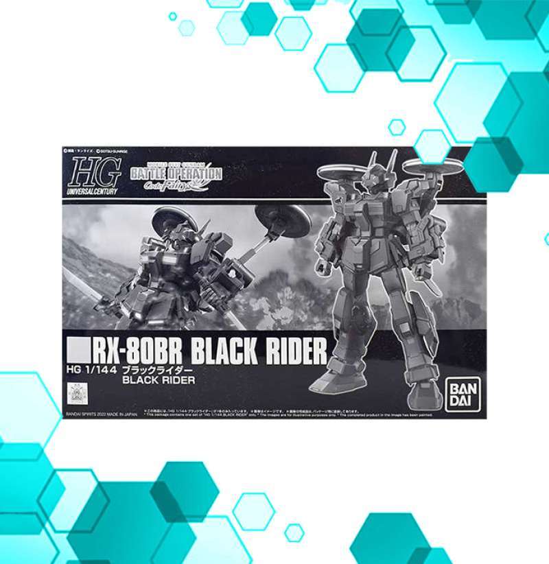 Jual BANDAI Plamo HG 1/144 Gundam RX - 80BR Black Rider di Seller ...