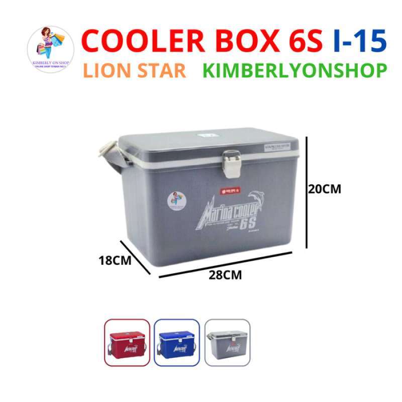 Jual ( 5,5 L ) Cooler Box 6s Es Marina Lion Star 5.5 Liter - Abu-abu di Seller MoroBuy Market ...