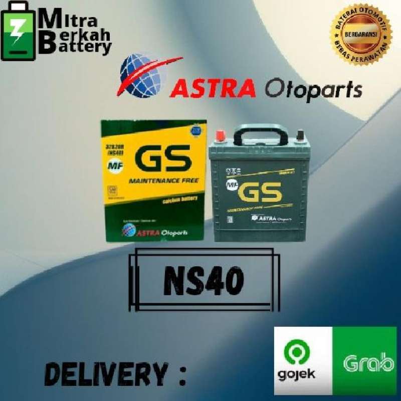 Jual Aki Kering Mobil Toyota Rush Ns40 Gs Astra Maintenance Free Di ...