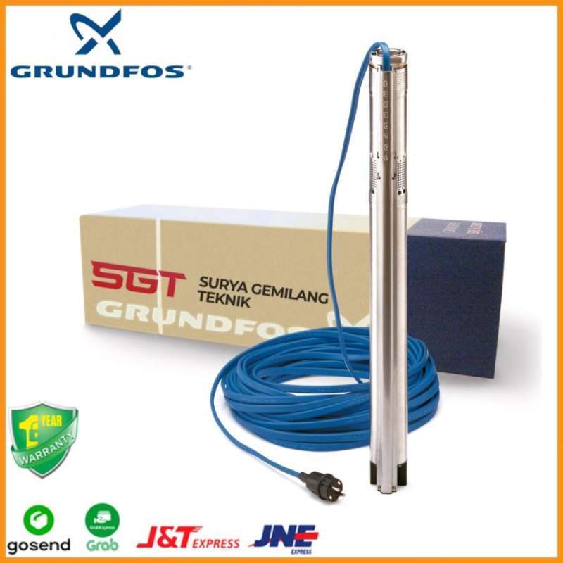 Jual Mesin Pompa Celup Submersible 3 Inch Grundfos SQ 5-50 Pompa Air ...