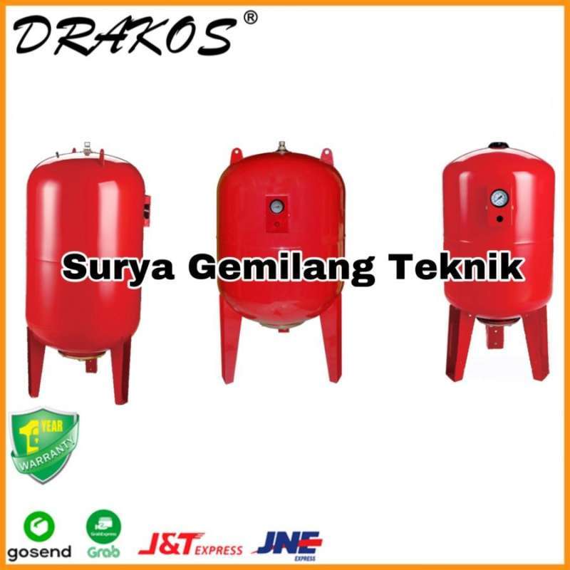 Jual Pressure tank DRAKOS WVT 200 Liter 10BAR Tabung Pompa Air 200L di ...