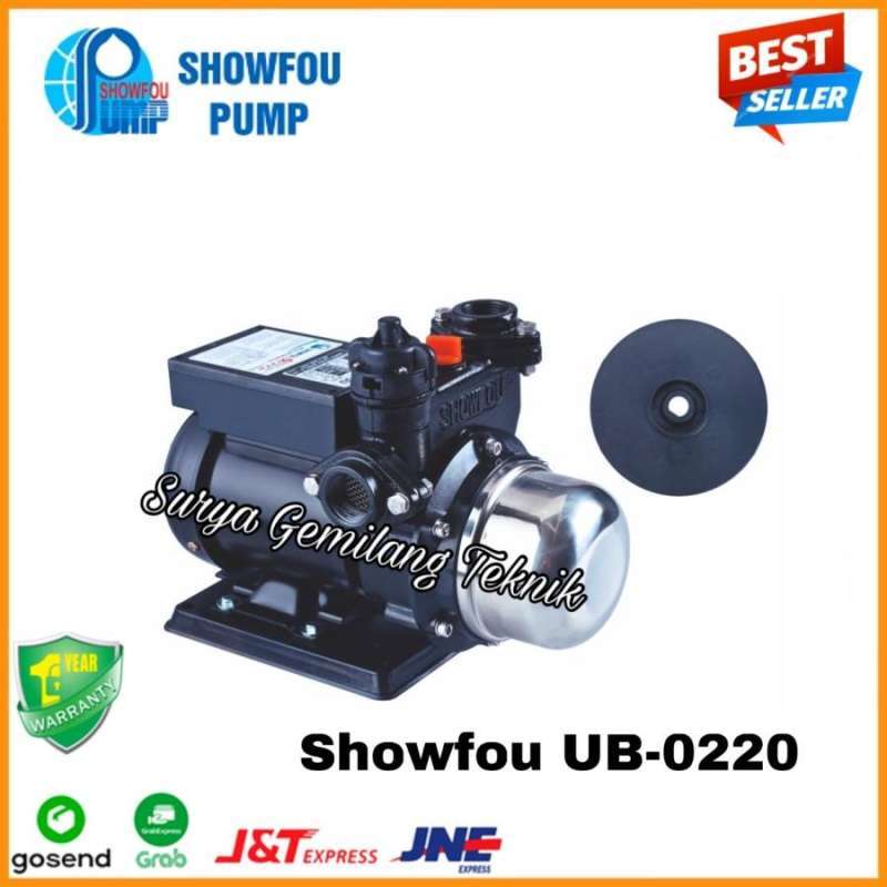 Jual Pompa showfou UB 0220 Pump boster pendorong kran/kamar mandi di ...