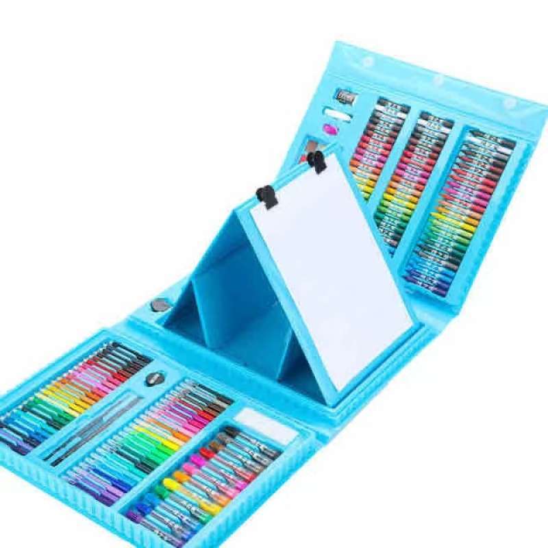 Jual Set Alat Gambar Anak Crayon Gambar Pensil Warna Anak 208 Buah Art ...