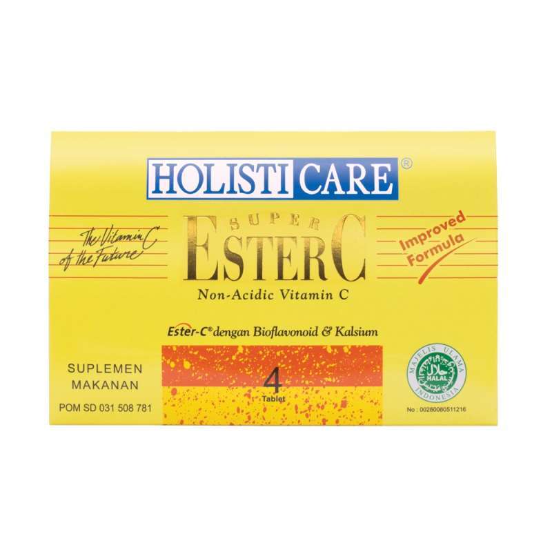 Promo Holisticare Vitamin Super Ester C 4 Tablet Diskon 40% di Seller ...
