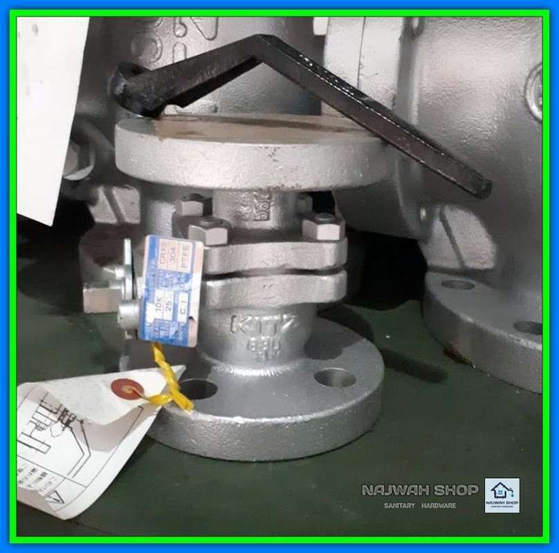 Jual Stop Kran Ball Valve Full Bore 3/4 Inch Kitz Cast Iron Jis 10k Fctb Besi Cor Original Japan ...