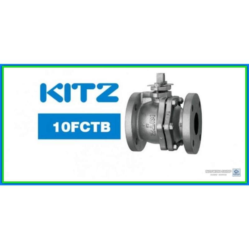 Promo Stop Kran Ball Valve Full Bore 3/4 Inch Kitz Cast Iron Jis 10k Fctb Besi Cor Original ...
