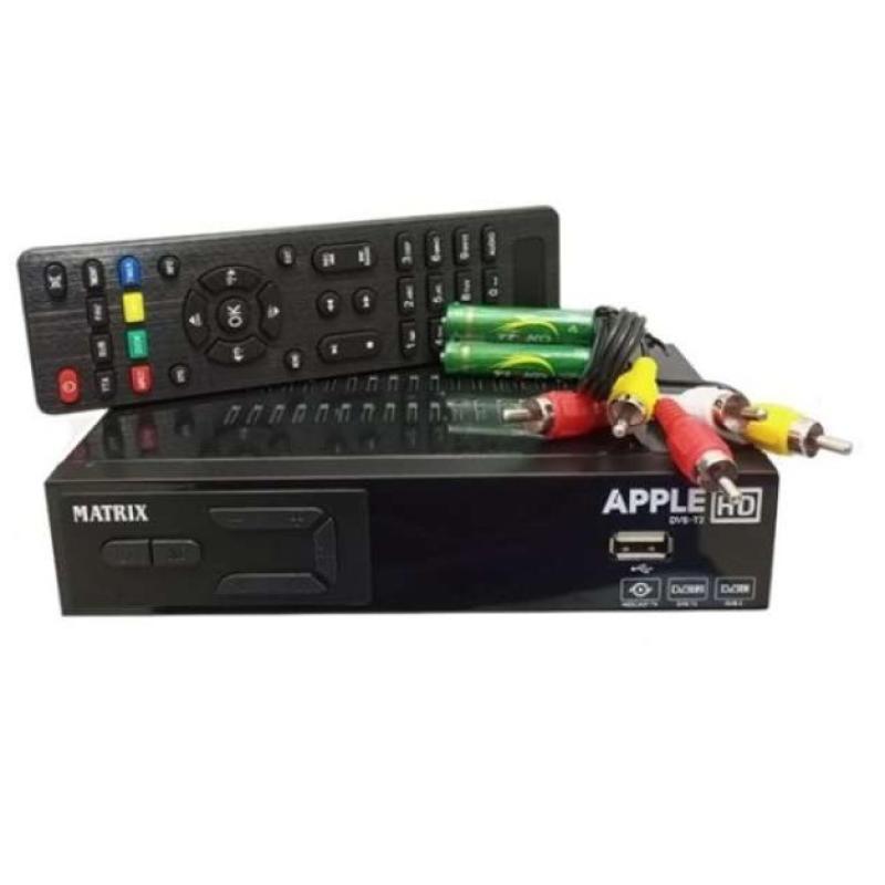 Jual Matrix Apple Hd Red Dvb-t2 Set Top Box Tv Digital Uhf Channel ...