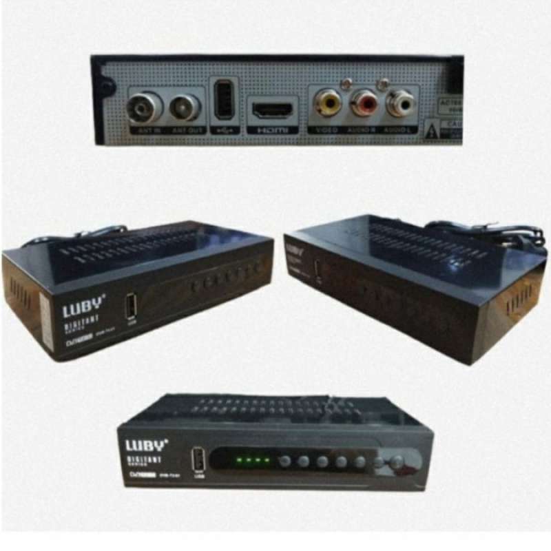 Jual Set Top Box Luby Receiver Tv Stb Digital Dvbt2-01 / Dvbt2-02 Original - Luby Dvb T2-01 Di ...