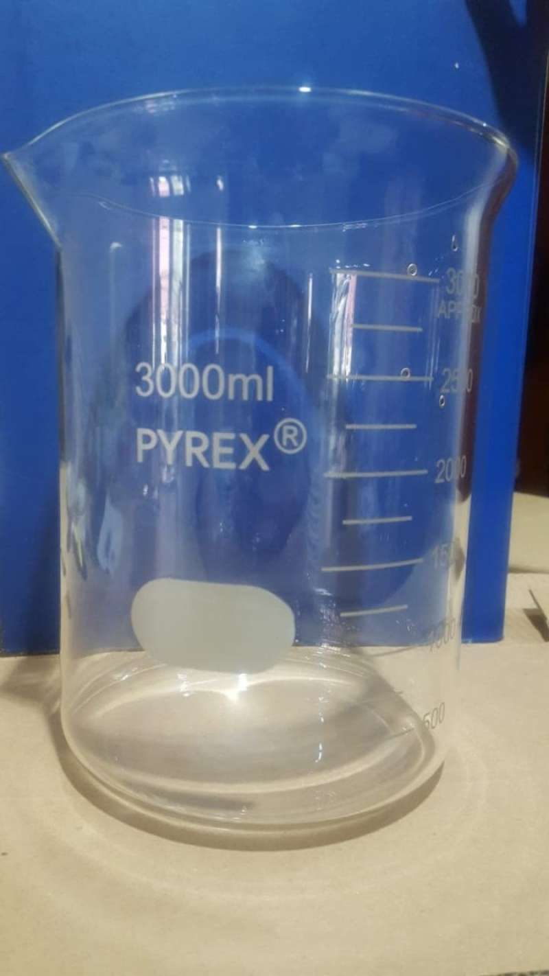 Promo Beaker Glass / Gelas Kimia Kaca 3000 M / 3 Literl - Rrc Diskon 17 ...