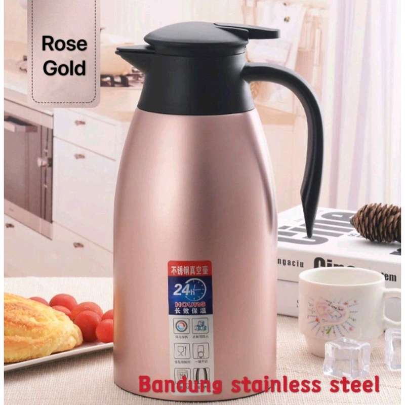 Jual sus 304 termos air vacuum stainless steel panas dingin teh kopi 1. ...