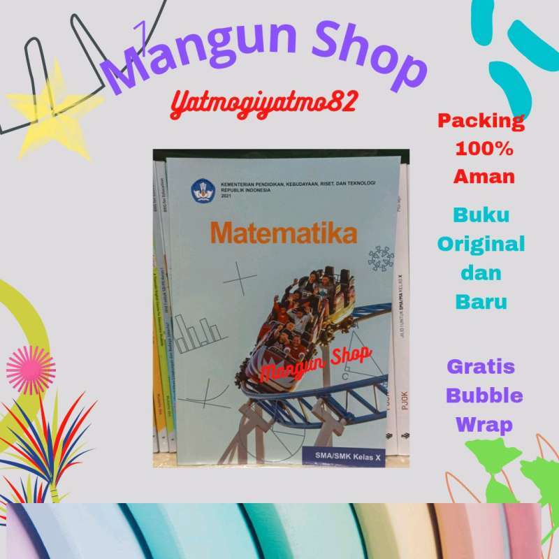 Jual Buku Matematika Kelas X.10 SMA Kurikulum Merdeka Diknas di Seller ...