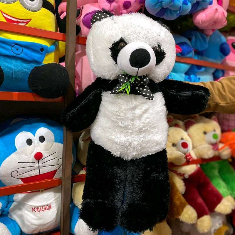 Promo boneka beruang panda hitam putih Diskon 25% di Seller Afrilianwe ...