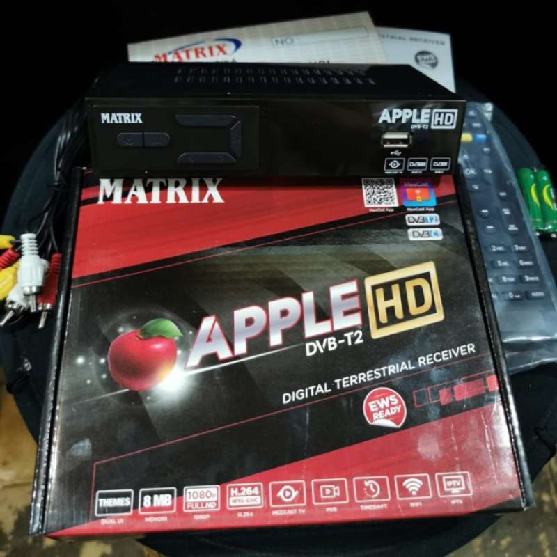 Jual SET TOP BOX MATRIX APPLE FULL HD DVB T2 Siaran Digital Antenna ...