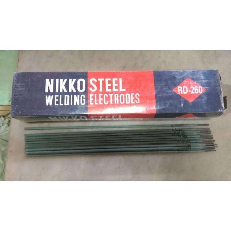 Jual KAWAT LAS NIKKO STEEL RD 260 / 2,6 MM x 350 MM ( 1 DUS = 5 KG ) di Seller Natz - Kebon ...