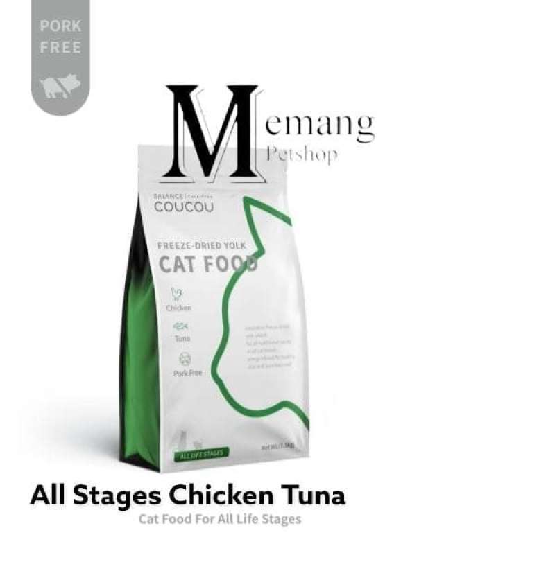 Promo Coucou Chicken Tuna 1.5kg - Makanan Kucing - All Stage Cat Food ...