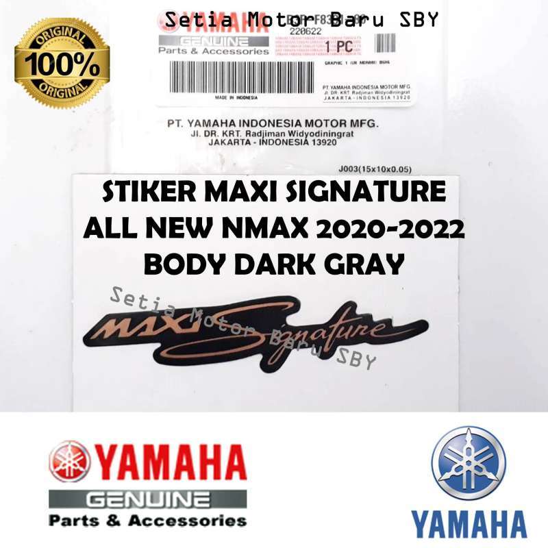 Jual Stiker Logo Maxi Signature B3F-80 Motor All New N Max Nmax 2021 ...