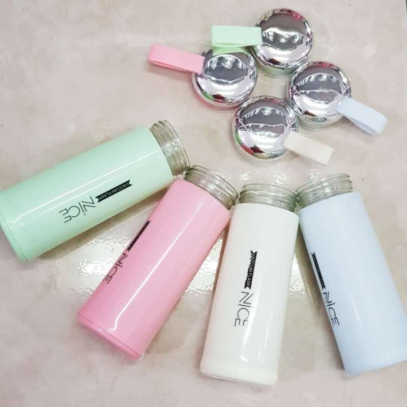 Jual Botol Nice Tumbler Botol Minum Kaca Nice Bottle 400ml Botol ...