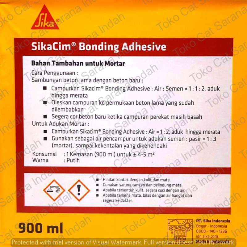 Jual Sika Bonding Adhesive 900ml Penyambung Beton Lama Dengan Beton ...
